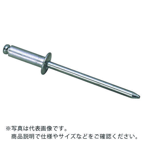 特長：片側から複数の母材をワン・アクションで締結できます。溶接に比べて作業の省力化や生産性の向上にメリットがあります。用途：自動車板金、電機板金などに。仕様：リベット径(mm)：3.2リベット長(mm)：23.0フランジ径(mm)：6.4か...