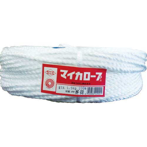 特長：切り口がばらつかない熱融着タイプの3本撚ひもです。用途：一般包装用に。仕様：色：白標準幅(mm)：8長さ(m)：2003本撚紐材質／仕上：ポリプロピレン（PP）　●代表画像について 商品によっては、代表画像を使用している場合がございま...