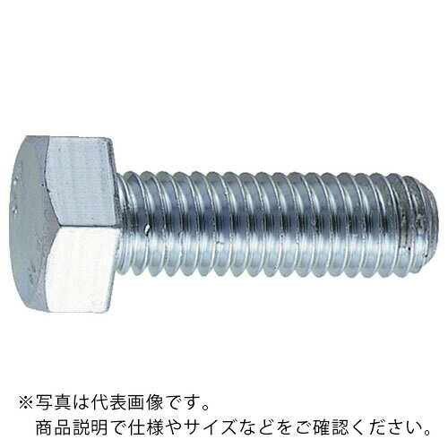 特長：一般的な六角ボルトで幅広く使用されています。一般的にボルトと言うと六角ボルトのことを指します。用途：通常単体で使用せず、六角ナットと組み合わせて部材を両側から挟み込むように使用仕様：寸法(mm)d：M10寸法(mm)L：45ねじピッチ...