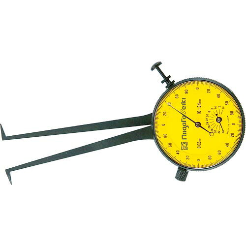 特長：穴の直径、特殊形状の内径測定に便利です。小型軽量、ワンタッチ操作で作業時間を短縮します。ショックプルーフ機構付です。ダイヤルストッパー付です。脚交差タイプです。測定子は、先端1mmのシャープエッジ焼入品です。用途：内径測定用。仕様：測...