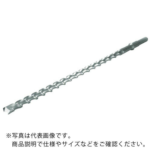 特長：打撃回転力をロスなく効率的に伝えるハンマードリル専用ビットです。六角軸ビットで強力タイプです。用途：被削材:コンクリート。仕様：刃径(mm)：32.0有効長(mm)：387全長(mm)：505シャンク径(mm)：13適合機種：ハンマー...