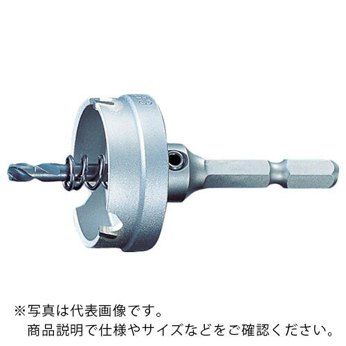 特長：充電ドリル、小型電気ドリル(400W以下）専用の超硬ホールソーです。刃先、センタードリルの切削抵抗を徹底軽減し、フル充電での切削穴数を3倍にアップしました。（当社メタコア比）用途：被削材:薄鉄板、ステンレス板(2mm以下)、アルミ板(...