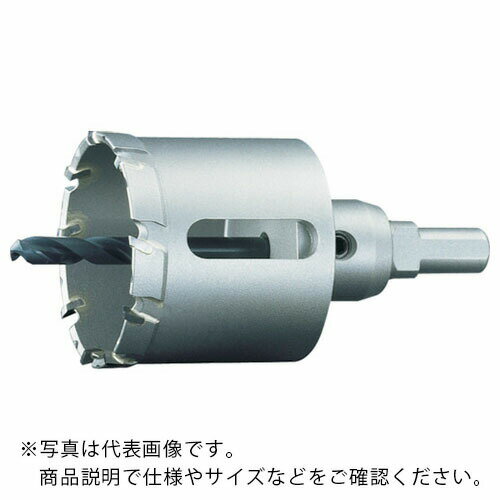 特長：安全ストッパー（ツバ）を排除しているため、貫通作業に適しています。ハードな使用にもチップ飛びしにくい3枚組刃を採用しています。35mmの有効長により、厚鋼板から厚肉金属パイプなどの曲面穿孔も可能です。用途：被削材:金属サイディング、鉄...