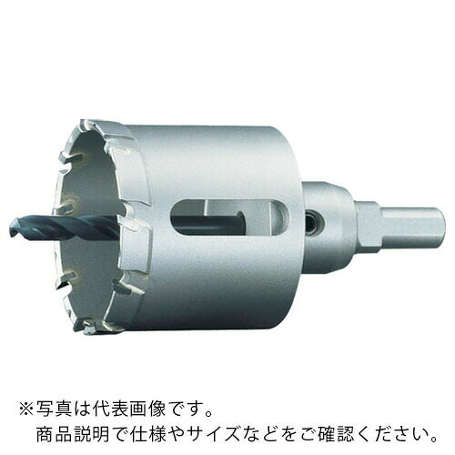 特長：安全ストッパー（ツバ）を排除しているため、貫通作業に適しています。ハードな使用にもチップ飛びしにくい3枚組刃を採用しています。35mmの有効長により、厚鋼板から厚肉金属パイプなどの曲面穿孔も可能です。用途：被削材:金属サイディング、鉄...
