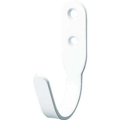 特長：使い勝手のよいフックです。用途：工場内設備・各種施設に。工具の収納・分類に。仕様：幅(mm)：16奥行(mm)：43高さ(mm)：61吊下荷重(N/kgf)：68.6/7色：白A(mm)：16D(mm)：9.5L(mm)：61d(mm...