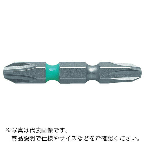 特長：カラーで先端サイズの見分けが簡単です。両頭タイプです。両端部非塗装で刃先精度が抜群です。［［＋］］No.3は緑色塗装です。用途：プラスネジ回しに。仕様：刃先：［［＋］］3全長(mm)：150シャンク径(mm)：6.35先端マグネット：...