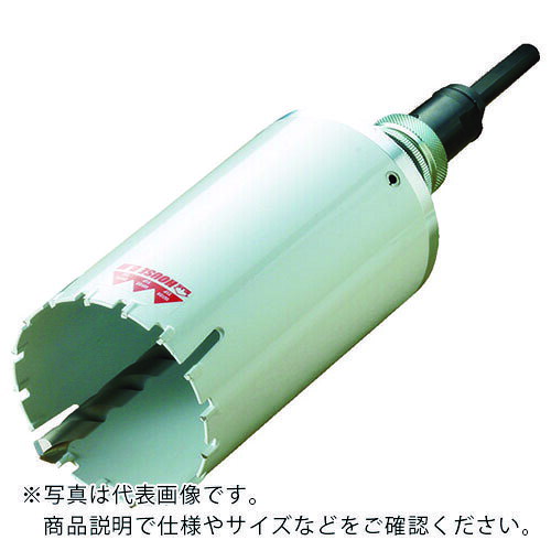 特長：新開発マルチ刃型により多用途の穴あけに対応します。PAT.Pワイドチップの採用により切削屑の除去が簡単です。新開発ラジワンシャンクにより、他サイズコアボディーへの交換が簡単です。コア底部にアルミダイカストを採用（55φ以上）。従来品の...