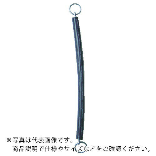 特長：線径4.8mmのチェーンの両端にリングが付いています。チューブでチェーンをカバーしていますので、傷を防止します。用途：鍵との併用で工事現場の門扉のロック、盗難防止用。仕様：使用荷重(kN)：0.392チェーン径(mm)：4.8全長(m...