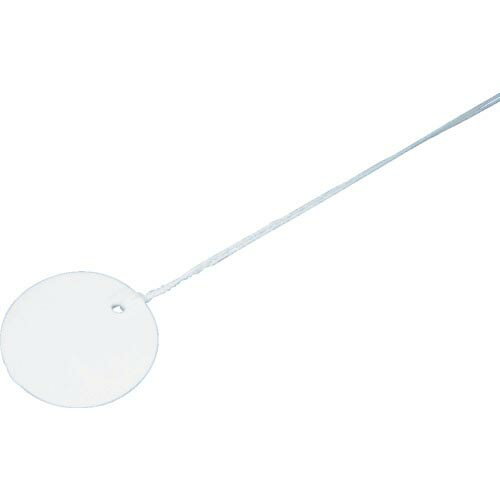 特長：プラスチック製のヒモ付線名札です。分電盤・制御盤の回路の明示、その他あらゆる表示に使用できます。用途：ケーブル本体や回路内で線路などの表示をしたい時に。仕様：縦(mm)：20横(mm)：20直径(mm)：20厚さ(mm)：1結束部長さ...