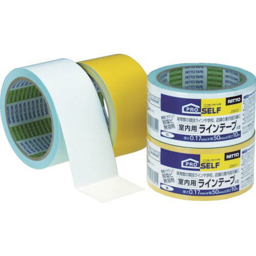 特長：基材にはポリオレフィンを使用、また鉛などの重金属を含まない有機系顔料を使用し、粘着剤にも無溶剤タイプを使用した環境対応製品です。用途：屋内用。案内表示・構内・校内ライン表示、体育館の競技用ラインに。オフィス内の区画・通路の標示、見本市...