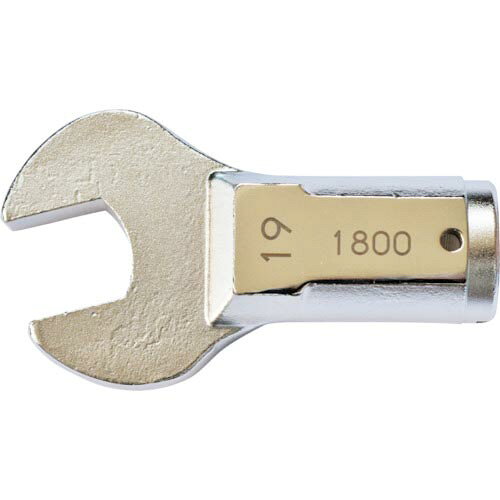 特長：ヘッド交換式トルクレンチ用スパナヘッドです。仕様：適合トルクレンチ：N200LCK、N200GCK、N200SPCK、DTCN200REV厚さ(mm)：14有効長(mm)：80二面幅寸法(mm)：19寸法(mm)頭：56寸法(mm)厚...