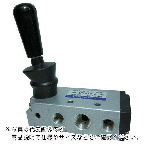 特長：エアシリンダなどに供給する空気の流れ方向を手動で切り替える機器です。レバーは切り替えた方向に保持します。2ポジションです。無給油で使用可能です。仕様：有効断面積(［［MM2］］)：34接続口径IN・OUT：Rc3/8接続口径EX：Rc...