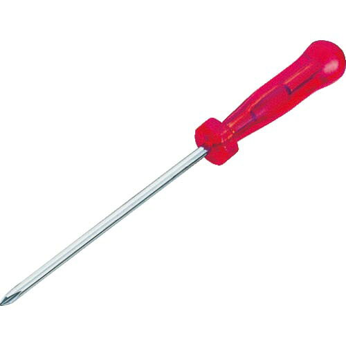 特長：小型で持ち運びしやすいドライバーです。丸軸ドライバーです。用途：精密機器等に使用します。仕様：刃先：［［＋］］00軸長(mm)：75全長(mm)：126材質／仕上：軸:構造用鋼グリップ:樹脂注意：貫通ドライバーではありません。　●代表...