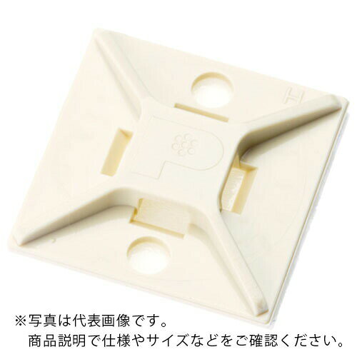 特長：結束バンドを利用して、効率よく固定できます。粘着テープ付なので、台紙からはがすだけで簡単に取り付け可能です。固定する電線の太さや重量によって5つのサイズがあります。度範囲:-29℃〜49℃屋内用用途：制御盤や配電盤内での電線の配線、固...