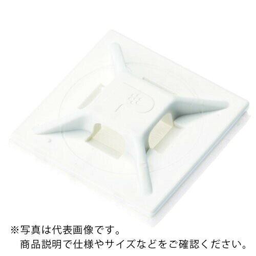 特長：結束バンドを利用して、効率よく固定できます。粘着テープ付なので、台紙からはがすだけで簡単に取り付け可能です。固定する電線の太さや重量によって5つのサイズがあります。度範囲:-29℃〜49℃屋内用用途：制御盤や配電盤内での電線の配線、固...