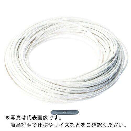 特長：電線・ワイヤー・チューブなどを保護して摩耗を防止します。用途：各種電線の損傷防止に。仕様：色：ホワイト長さ(m)：30.48最大結束径(mm)：3.2チューブ外径(mm)：3.2チューブ内径(mm)：1.7厚さ(mm)：0.8使用温度...