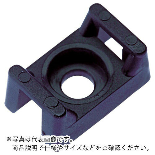特長：耐熱性に優れています。用途：結束バンドを用いて束線をねじ止めでしっかりと固定に。仕様：色：ブラック縦(mm)：8横(mm)：13高さ(mm)：5.8使用結束バンド幅(mm)：2.3・2.5使用ねじ寸法：M2.5幅(mm)：13.0最大...
