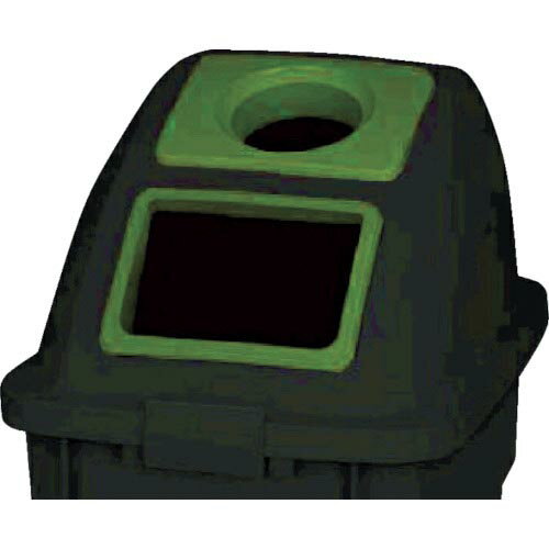 特長：100%再生材（再生PP＜事業系廃プラ＞＋容リ材＜家庭の資源ごみ＞）で製造、資源の有効活用で環境に配慮した製品です。Gダスター角型＃60本体用です。本体側のロックでしっかり固定できます。丸穴φ90角穴W160×H120で分別投入できま...