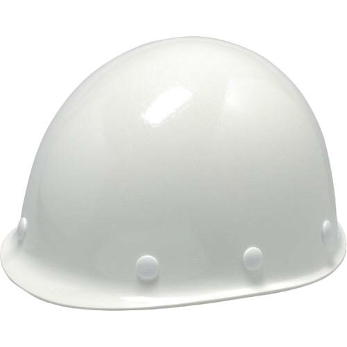 特長：シンプル構造のスタンダードなヘルメットです。ライナー(別売)を付けると墜落時保護用にもなります。用途：飛来・落下物用。仕様：帽体色：ホワイト頭囲(cm)：55.5〜60.5衝撃吸収ライナー有無：なし墜落時保護用：×通気孔有無：無し(※...