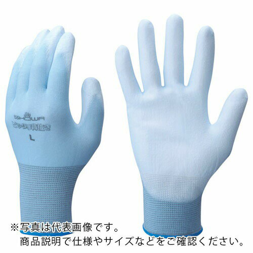 特長：すべり止め効果の高い発泡ポリウレタン樹脂を手のひらにのみコーティングしています。フィット感に優れ、指先感覚の必要な細かい作業にも適しています。長繊維を使用し、手袋からのホコリや糸くずが発生しにくい低発じん性手袋です。裾部分は、ほつれ防...