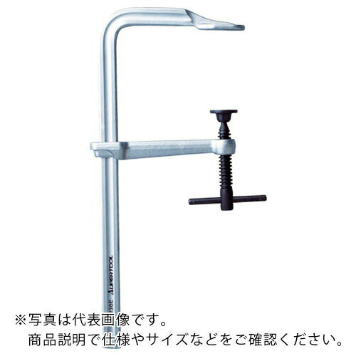 特長：レール上を締め付け本体がスライドするので、スピーディーな締め付けが可能なバーハンドルタイプです。150mmクランプ時の最大締め付け圧は、6．5kNです。止め輪付のアダプタは、約15°までの角度締め付けができます。（アダプタ品番：FCA...