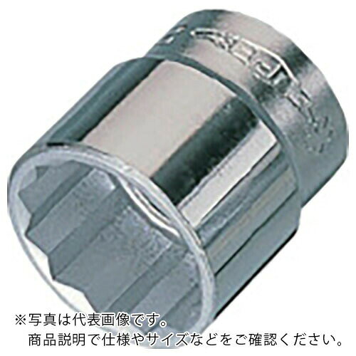 特長：12角タイプのソケットです。差込角12.7mmのソケットレンチです。用途：ソケットレンチ用ソケット駒仕様：差込角(mm)：12.7対辺寸法(mm)：10全長(mm)：38対辺形状：12角色：シルバー対辺(mm)：10材質／仕上：クロム...