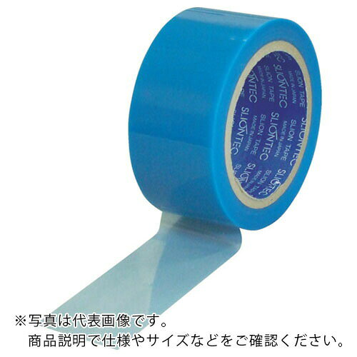 特長：仮固定用として、粘着剤が残らず剥がせます。用途：部品などの仮固定用。仕様：色：ブルー幅(mm)：50長さ(m)：50厚さ(mm)：0.07粘着力(N/10mm)：3.6粘着力(N/25mm)：9粘着剤粘着力：3.6N/10mm引張強度...