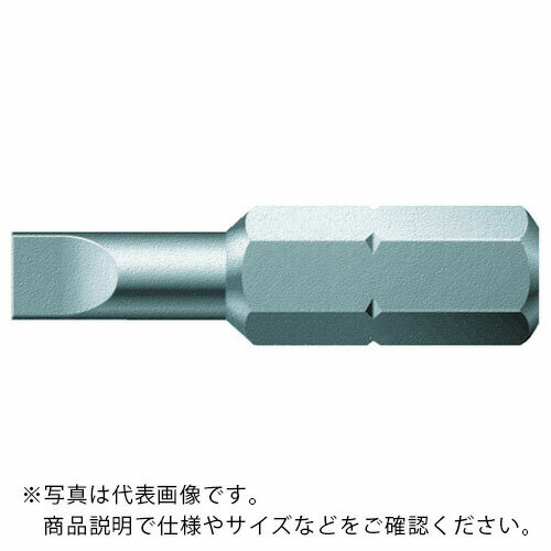 特長：スタンダードタイプのドライバー用ビットです。頑強なビットで、鉄板や金属板での加工に最適です。仕様：刃先：［［−］］3.0全長(mm)：25差込(mm)：6.35差込：6.35mm　●代表画像について 商品によっては、代表画像を使用して...