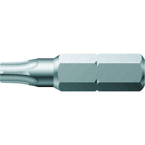 特長：頑強なビットで、鉄板や金属板での加工に最適です。仕様：刃先：T5全長(mm)：25シャンク径(mm)：3.0先端マグネット：無し色：シルバー差込(mm)：6.35差込：6.35mmトーションタイプ　●代表画像について 商品によっては、...