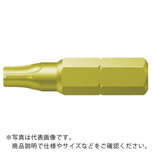 特長：細軸のドライバー用ビットです。木材などの加工に適しています。仕様：刃先：T4全長(mm)：25差込(mm)：6.35差込：6.35mm　●代表画像について 商品によっては、代表画像を使用している場合がございます。 商品のカラー、サイズ...