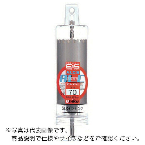 特長：空調ダクト配管工事に適しています。切削性、耐久性そのままに低価格を実現しています。難削材のALC板専用に設計しています。補強筋に噛み込まない刃先形状です。用途：空調ダクト配管工事に。仕様：刃径(mm)：38有効長(mm)：150刃厚(...