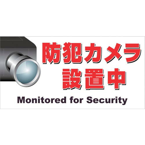 特長：マグネットタイプで簡単に設置、取り外しが可能です。仕様：表示内容：防犯カメラ設置中取付仕様：マグネット縦(mm)：150横(mm)：300厚さ(mm)：0.8取付方法：マグネット材質／仕上：表面：塩化ビニール(PVC)裏面：マグネット...