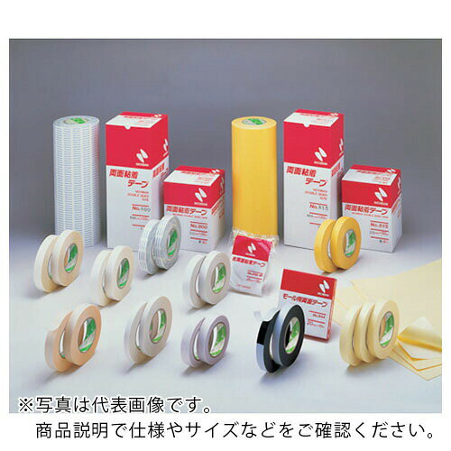 特長：高接着、高保持性粘着剤を使用した両面テープです。用途：金属とプラスチックとの接合、各種名板の接着固定、合板・化粧板などの仮止めに。仕様：色：ホワイト幅(mm)：50長さ(m)：20厚さ(mm)：0.13粘着力(N/10mm)：1面：7...