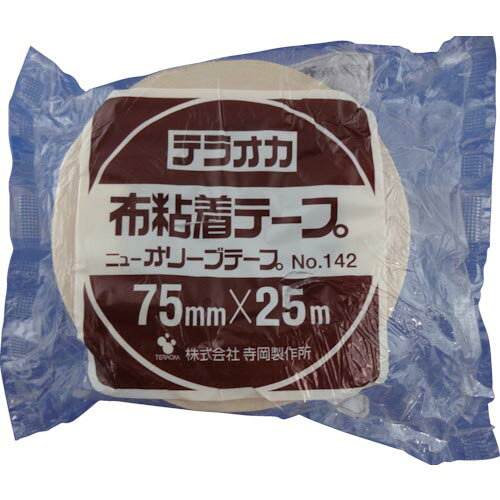 特長：包装用の定番布テープです。コシのある布に強力な粘着剤を塗布したタイプです。手で簡単に切れます。用途：包装用途に。仕様：色：ダンボール幅(mm)：75長さ(m)：25厚さ(mm)：0.31粘着力(N/10mm)：4.32引張強度(N/1...