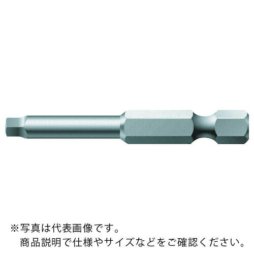 特長：スタンダードタイプのドライバー用ビットです。先端は独自のスクエアプラス形状です。仕様：刃先：SQ3全長(mm)：50差込(mm)：6.35差込：6.35mmトーションタイプ　●代表画像について 商品によっては、代表画像を使用している場...