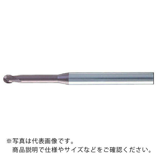 特長：狭くて深い加工に適した首逃げタイプです。低速から高速まで深彫り精密3次元加工に対応します。用途：被削材:炭素鋼、合金鋼、ステンレス鋼、調質鋼、焼入れ鋼(〜55HRC)。金型および部品の切削加工。仕様：ボール半径RE(mm)：0.25最...