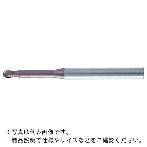特長：狭くて深い加工に適した首逃げタイプです。低速から高速まで深彫り精密3次元加工に対応します。用途：被削材:炭素鋼、合金鋼、ステンレス鋼、調質鋼、焼入れ鋼(〜55HRC)。金型および部品の切削加工。仕様：ボール半径(mm)：1刃長(mm)...