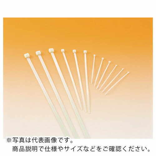 特長：耐熱性（110℃まで）に優れたインシュロックタイです。耐摩耗性にも優れており、幅広い分野での採用実績があります。用途：電気工事、配電盤などの結束に。仕様：色：ライトグリーン幅(mm)：7.6長さ(mm)：380厚さ(mm)：1.8最大...