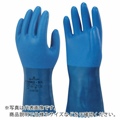 特長：切創手袋を二重履きする必要がなく、ごわつきや洗濯時の縮みを抑えた一体型の耐切創手袋です。ロングタイプで袖口までしっかりガードします。裏布にアラミド繊維(ケブラー［［R下］］)を採用しています。特殊配合の塩化ビニールコートで耐油性に優れ...