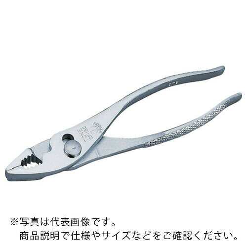 特長：つかむ物の大小によって口の開き方が2段階に変えられます。仕様：全長(mm)：165厚さ(mm)：9.4A(mm)：42切断能力(mm)：φ3.0材質／仕上：本体:構造用鋼注意：鉄線・銅線などを切断する時は、その周辺に飛び散る恐れがあり...