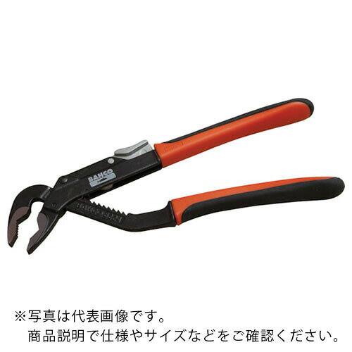 特長：上側のハンドルのボタンを押すだけで素早く開きます。ワンタッチで開閉できます。人間工学に基づいた手に優しいエルゴハンドルです。エラストマーグリップです。用途：水道・ガス管など配管工事作業におけるパイプ、ナットの締め付け、緩め作業に。仕様...