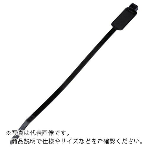 特長：ワイヤーやケーブルなどの識別と結束を同時にできます。必要な情報は書き込みスペースに油性ペンや刻印機ラベルなどで表示できます。印字したラベルを貼り付けることもできます。用途：ケーブルの結束と識別に。仕様：色：ブラック幅(mm)：4.7長...