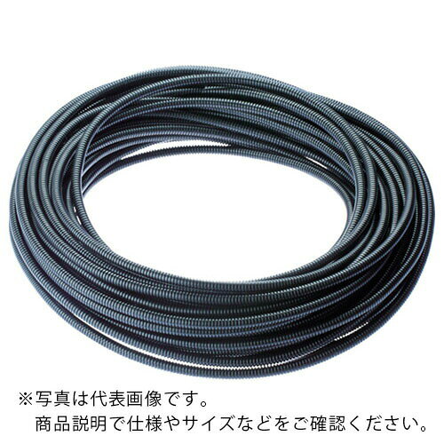特長：よじれず柔軟性があります。耐衝撃、耐摩耗に優れています。スリットが入っているため、簡単に取り付けられます。用途：電線、ケーブルの保護および摩耗防止に。仕様：色：ブラック長さ(m)：30.48内径(mm)：10.0外径(mm)：13.3...