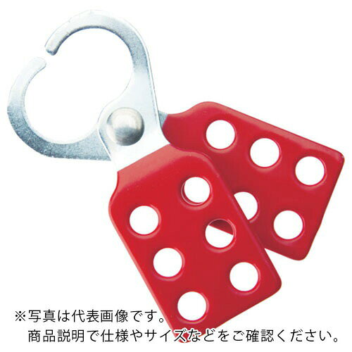 特長：複数の作業者が同時にロックアウトできるため、安全性に優れています。用途：対象物に複数の鍵でロックアウトします。仕様：色：赤ジョー内径(mm)：38.1摘要：オーバーラップタブなし取付可能パドロック数：6個取付可能パドロックシャックル径...