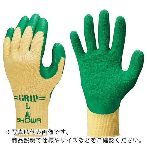特長：ゴム臭を抑えた特殊配合の樹脂を使用しています。格段の柔らかさと強力なすべり止め効果があります。抗菌防臭加工を施しているので、汗臭さ・細菌・カビを防ぎ、衛生的です。用途：運送業、倉庫業、土木・建築作業。仕様：色：グリーンサイズ：LLゲー...
