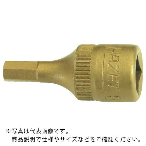 特長：クロムバナジウム一体加工の小型ヘキサゴンソケットです。チタンコートで更に耐久性を上げています。ソケット周囲に施したローレット加工により、手回し時の油などによる滑りを軽減します。用途：精密機械・電子機器・一般作業など。仕様：差込角(mm...