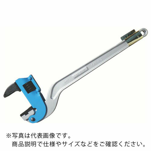 特長：対象物に傷を付けにくい専用歯を採用しています。本体はアルミ鍛造品の為、軽くて丈夫です。接地配管作業・壁ぎわの配管作業に最適です。用途：ガス・水道管（白管）、被覆鋼管の締め付け・解体作業に。仕様：全長(呼称)(mm)：900くわえられる...
