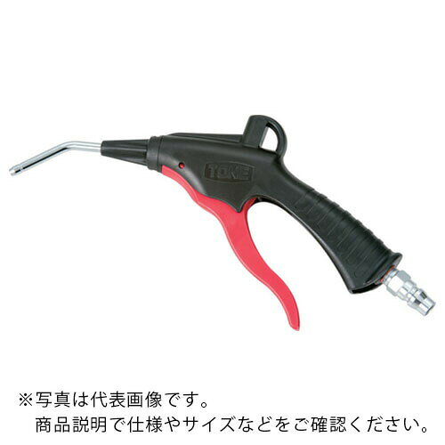 特長：細いチューブ先端が正確にエアーを吹付けます。人間工学に基づいたデザインは使い易く、エアー風量の調節も大きなレバーの握り具合で微妙にコントロールできます。用途：エアブロー用として。仕様：ノズル長(mm)：500ノズル口径(mm)：4.0...