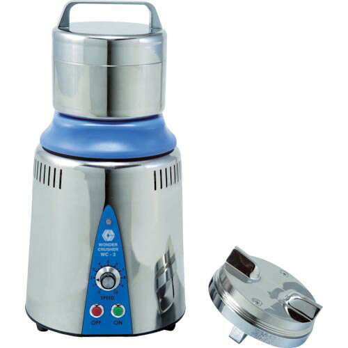 特長：容器部とパワーユニットが分離でき、粉砕された試料の取り出しが簡単にできます。粉砕容器部はホルダーにプラスチックを使用しているため、軽量で取り扱いしやすく、パワーユニットからの排熱を遮断し、容器の加熱を防ぎます。モーターの暴走を防ぐセイ...
