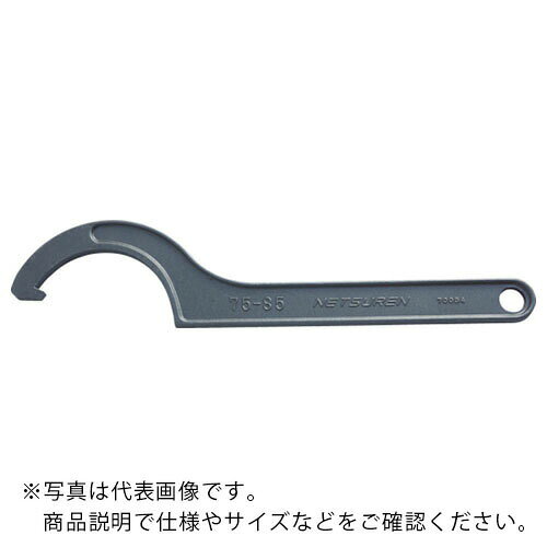 特長：型打鍛造製なので、強靭で軽量です。丸ナットおよび軸受用ナットの取り付け、取り外し作業に最適です。仕様：適合寸法(mm)：58〜65全長(mm)：240材質／仕上：クロムモリブデン鋼表面処理：ニス仕上げ　●代表画像について 商品によって...